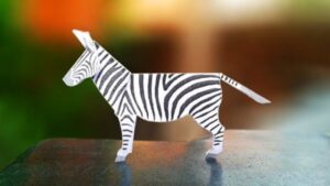 How To Make An Origami Zebra With Kids - Kids Art & Craft