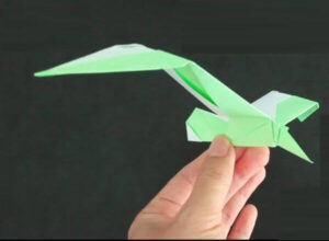 How To Make An Origami Gull With Kids - Kids Art & Craft