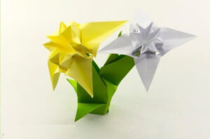 How To Make An Origami Edelweiss With Kids - Kids Art & Craft