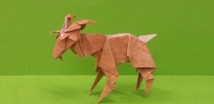 How To Make An Origami Goat With Kids - Kids Art & Craft