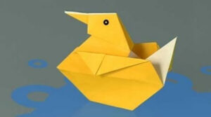 How To Make An Origami Duck With Kids - Kids Art & Craft