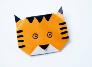 How To Make An Origami Tiger With Kids - Kids Art & Craft