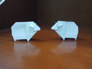How To Make An Origami Sheep With Kids - Kids Art & Craft