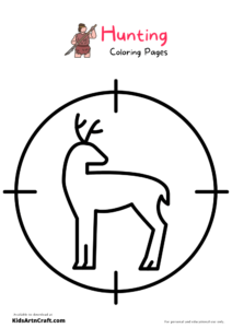 Hunting Coloring Pages For Kids – Free Printables - Kids Art & Craft