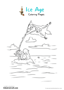 Ice Age Coloring Pages For Kids – Free Printables - Kids Art & Craft