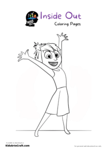 Inside Out Coloring Pages For Kids – Free Printables - Kids Art & Craft