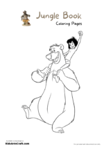 Jungle Book Coloring Pages For Kids – Free Printables - Kids Art & Craft