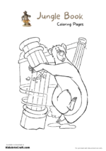 Jungle Book Coloring Pages For Kids – Free Printables - Kids Art & Craft