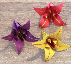 How To Make An Origami Lily With Kids - Kids Art & Craft