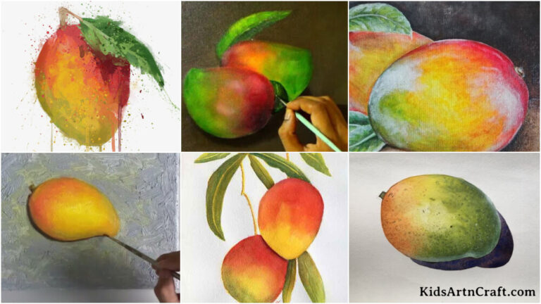 Mango Paintings for Kids - Kids Art & Craft