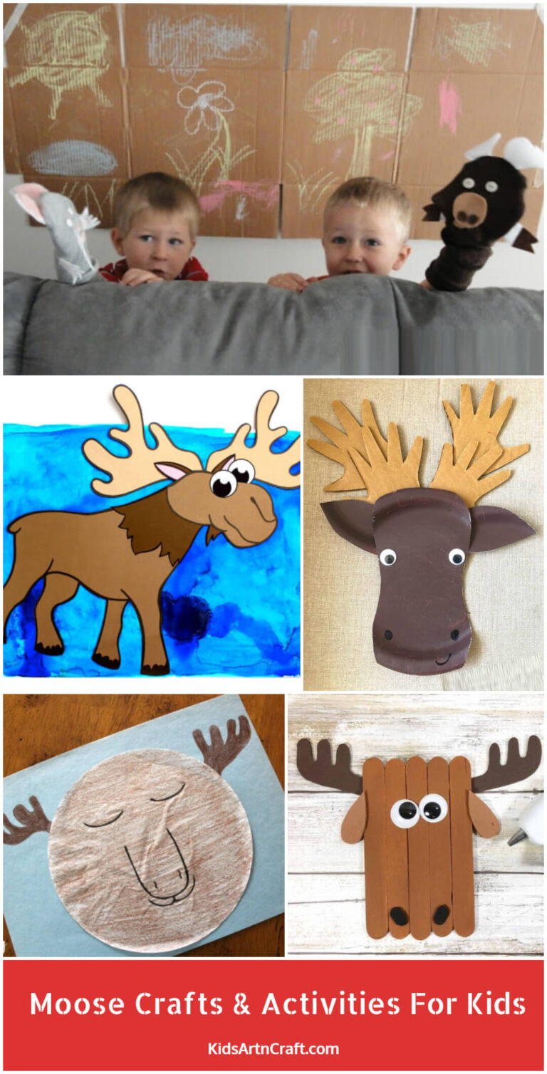 Moose Crafts & Activities For Kids - Kids Art & Craft