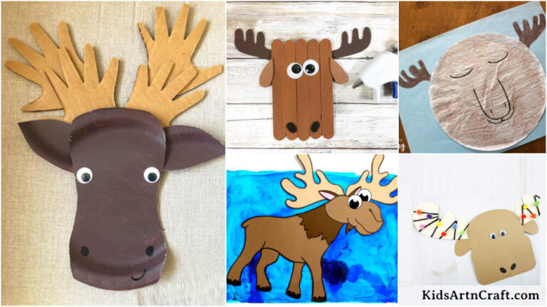 Moose Crafts & Activities For Kids - Kids Art & Craft