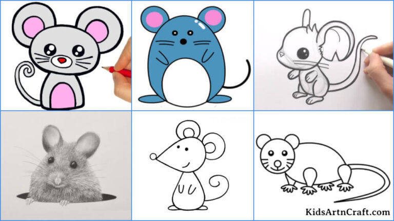 Mouse Drawing & Sketches For Kids - Kids Art & Craft