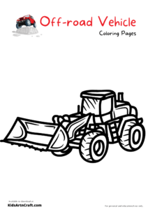 Off-road Vehicle Coloring Pages For Kids – Free Printables - Kids Art ...