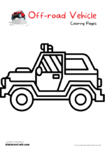 Off-road Vehicle Coloring Pages For Kids – Free Printables - Kids Art ...