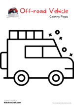 Off-road Vehicle Coloring Pages For Kids – Free Printables - Kids Art ...