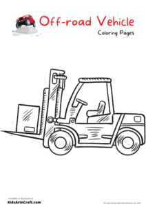 Off-road Vehicle Coloring Pages For Kids – Free Printables - Kids Art ...
