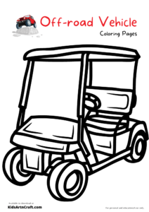 Off-road Vehicle Coloring Pages For Kids – Free Printables - Kids Art ...