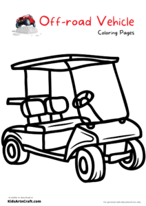 Off-road Vehicle Coloring Pages For Kids – Free Printables - Kids Art ...
