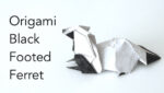 How To Make An Origami Ferret With Kids - Kids Art & Craft
