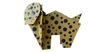 How To Make An Origami Cheetah With Kids - Kids Art & Craft