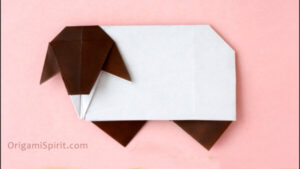 How To Make An Origami Sheep With Kids - Kids Art & Craft
