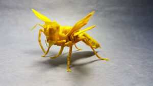 How To Make An Origami Wasp With Kids - Kids Art & Craft