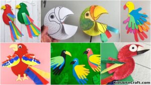 Parrot Crafts & Activities for Kids - Kids Art & Craft