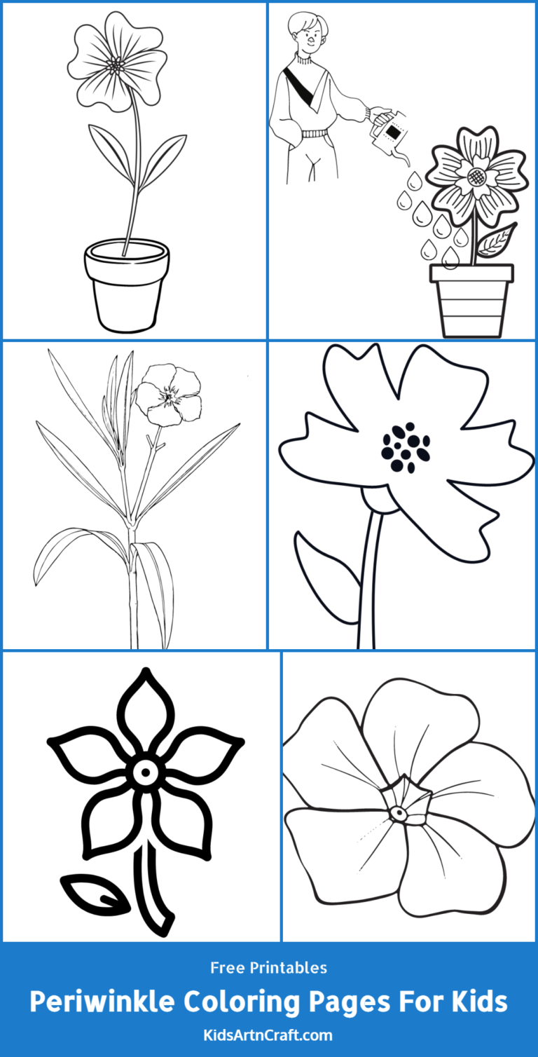Periwinkle Coloring Pages For Kids – Free Printables - Kids Art & Craft