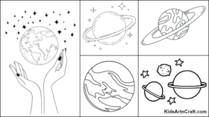 Planets Coloring Pages For Kids – Free Printables - Kids Art & Craft