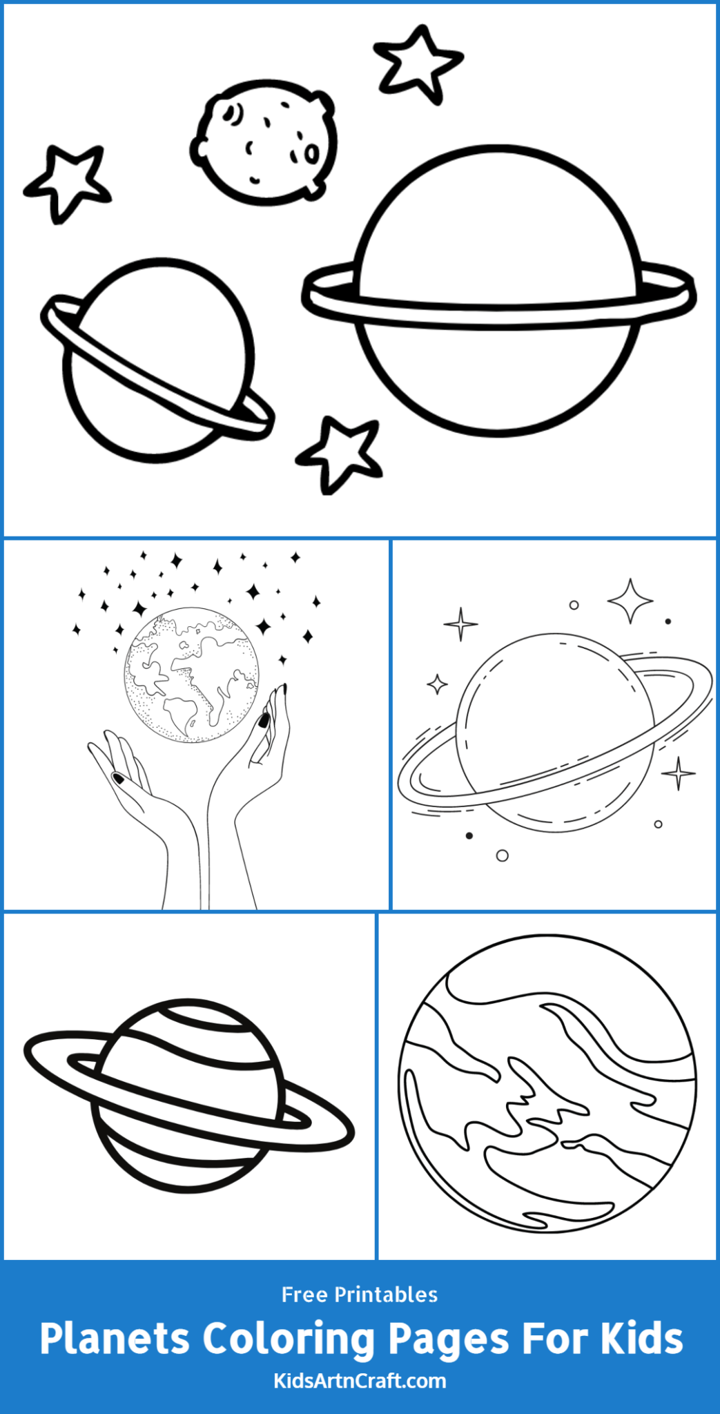 Planets Coloring Pages For Kids – Free Printables - Kids Art & Craft
