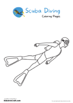 Scuba Diving Coloring Pages For Kids – Free Printables - Kids Art & Craft