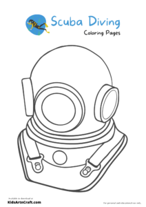 Scuba Diving Coloring Pages For Kids – Free Printables - Kids Art & Craft