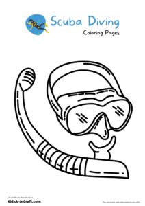 Scuba Diving Coloring Pages For Kids – Free Printables - Kids Art & Craft