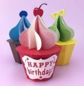 How To Make An Origami Cupcake With Kids - Kids Art & Craft