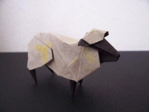 How To Make An Origami Sheep With Kids - Kids Art & Craft