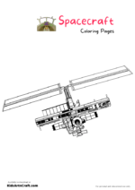 Spacecraft Coloring Pages For Kids – Free Printables - Kids Art & Craft