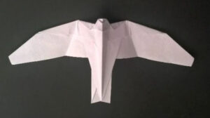 How To Make An Origami Falcon With Kids - Kids Art & Craft