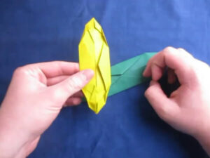 How To Make An Origami Lemon With Kids - Kids Art & Craft