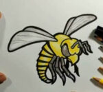 Wasp Drawing & Sketches For Kids - Kids Art & Craft