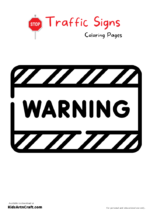 Traffic Signs Coloring Pages For Kids – Free Printables - Kids Art & Craft