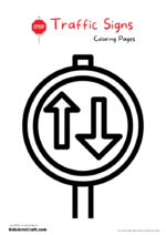 Traffic Signs Coloring Pages For Kids – Free Printables - Kids Art & Craft