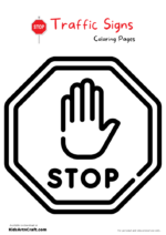 Traffic Signs Coloring Pages For Kids – Free Printables - Kids Art & Craft