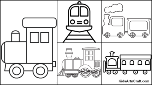 Trains Coloring Pages For Kids – Free Printables - Kids Art & Craft