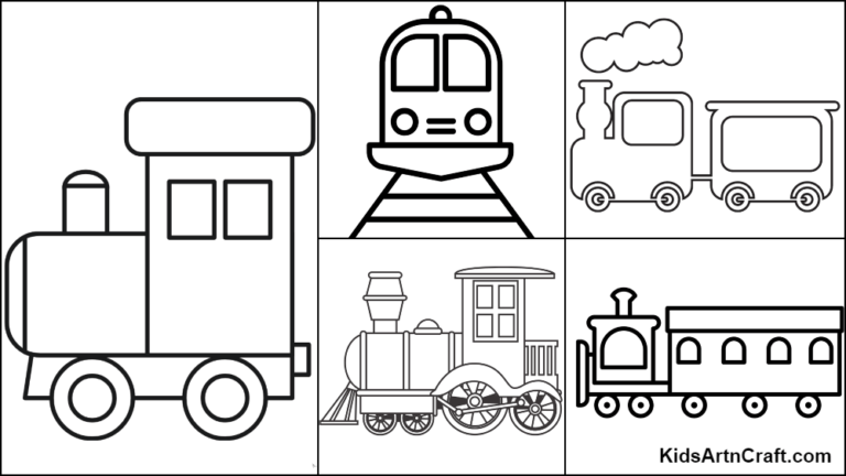 Trains Coloring Pages For Kids – Free Printables - Kids Art & Craft