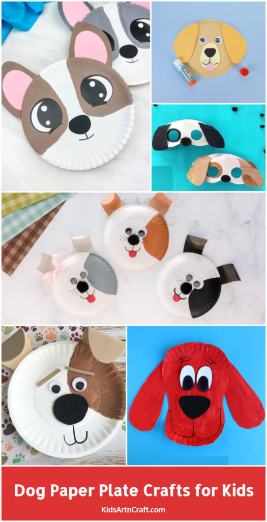 Dog Paper Plate Crafts for Kids - Kids Art & Craft