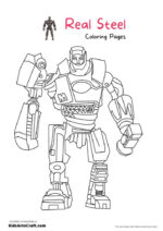 Real Steel Coloring Pages For Kids – Free Printables - Kids Art & Craft