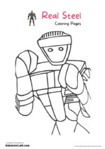 Real Steel Coloring Pages For Kids – Free Printables - Kids Art & Craft