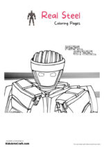 Real Steel Coloring Pages For Kids – Free Printables - Kids Art & Craft
