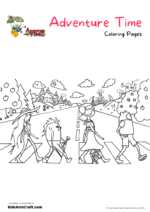 Adventure Time Coloring Pages For Kids – Free Printables - Kids Art & Craft